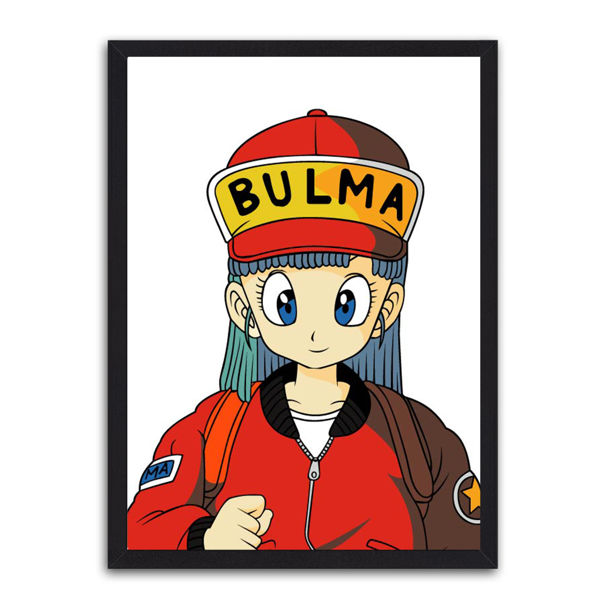 Bulma Transformed II HD Metal Wall Art