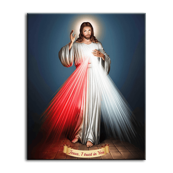 Divine Mercy Blue - Acrylic Wall Art