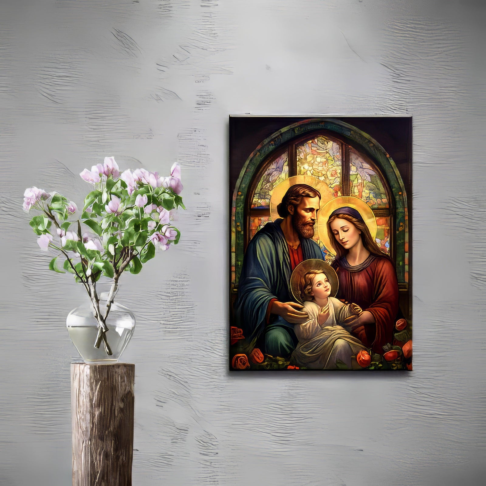 Sacred Holy Family - Acrylic Wall Art